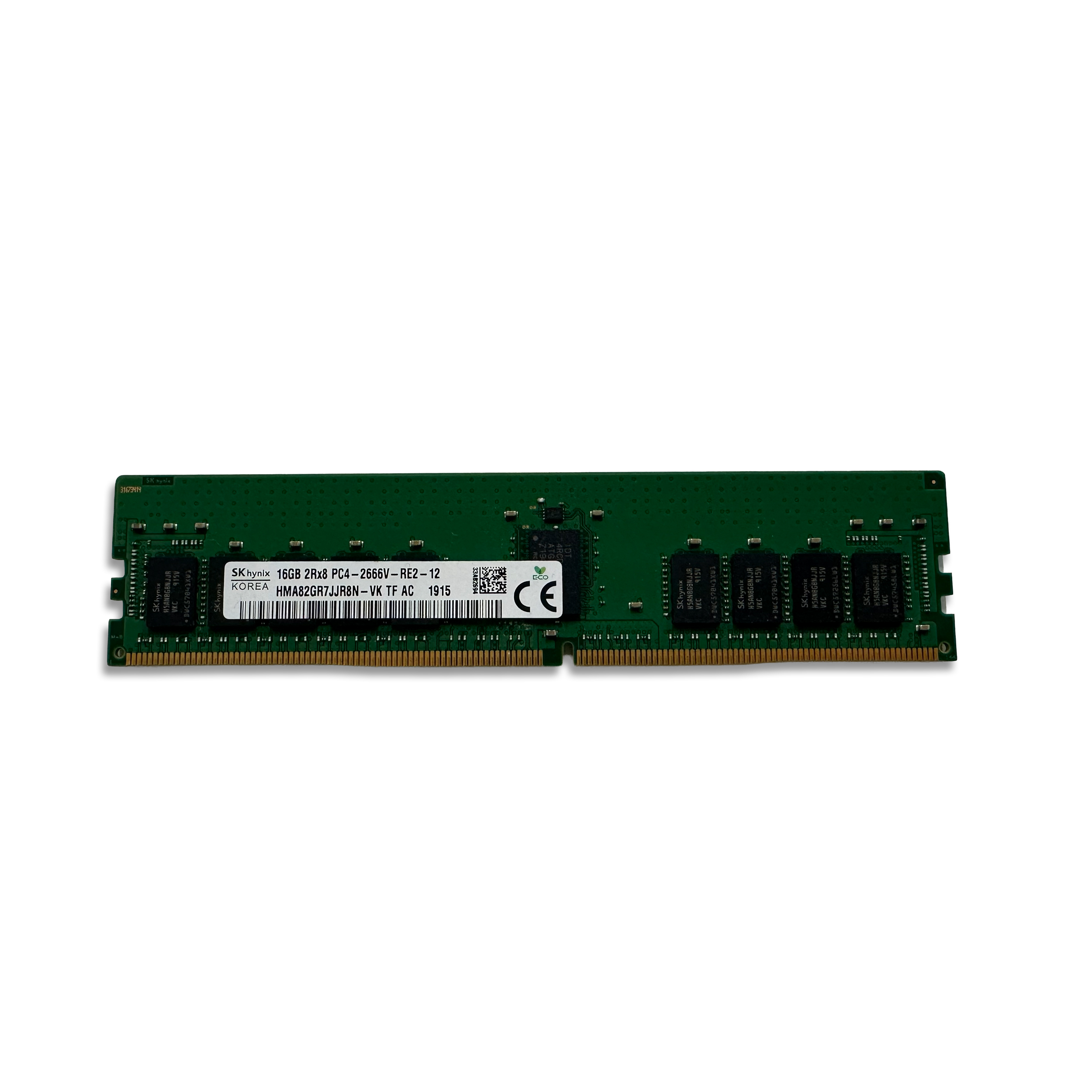 SKHynix 16GB 2Rx8 PC4-2666V ECC RDIMM HMA82GR7JJR8N-VK TF AC